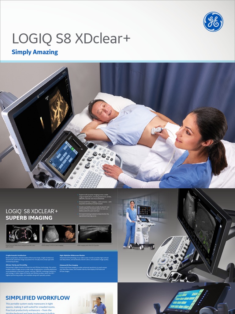 LOGIQ S8 XDC Brochure | PDF | Medical Imaging | Medical Ultrasound