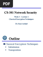 SIC Module1 | PDF | Cryptography | Cipher