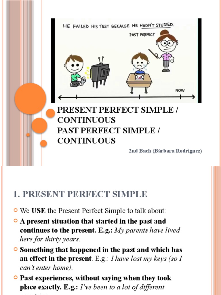 Perfect Tenses: Usage & Differences | PDF | Perfect (Grammar) | Linguistics