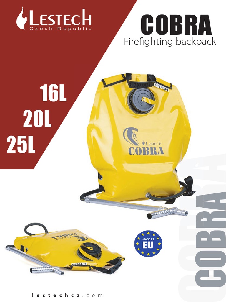 Lestech COBRA | PDF | Backpack | Firefighting