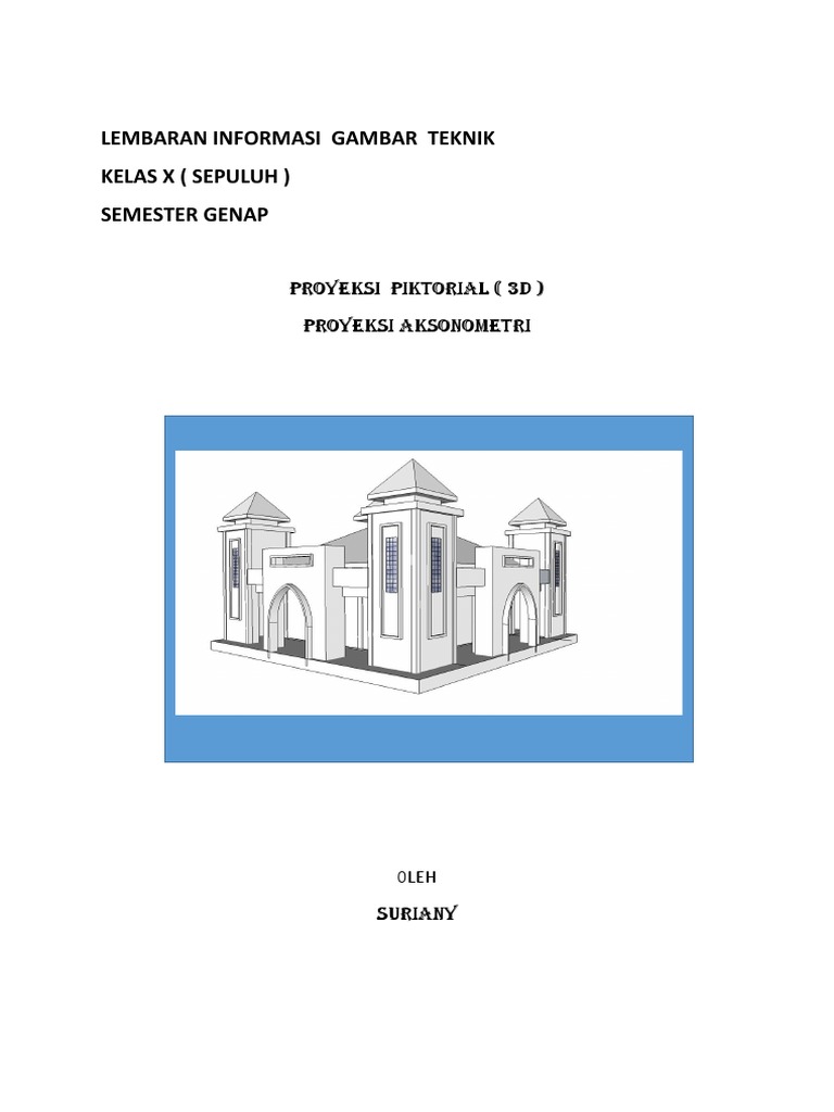 Ba-Gt 3 6-Proy Axonometri | PDF
