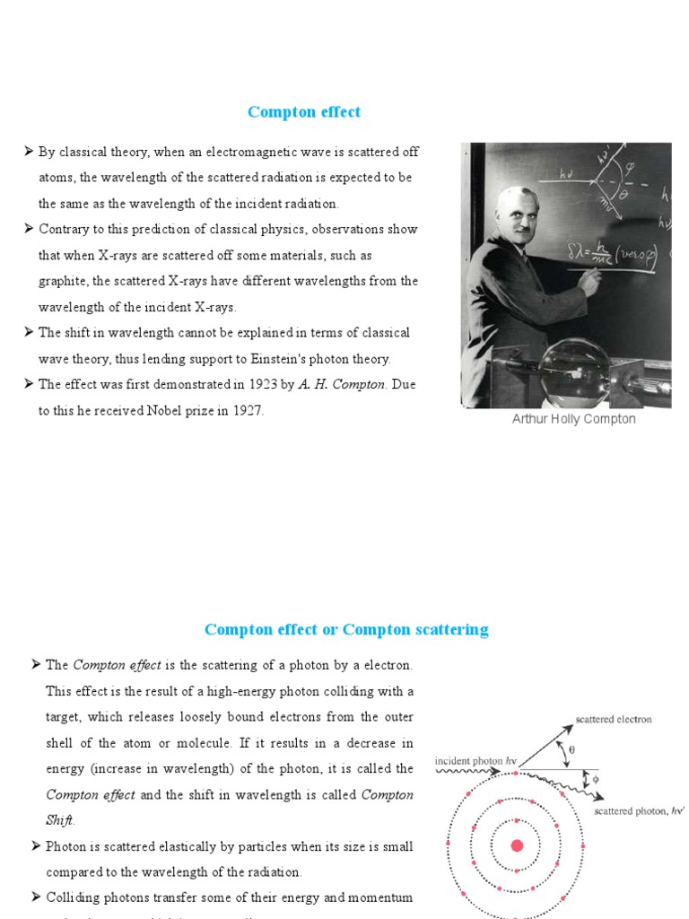 Compton Effect Note | PDF