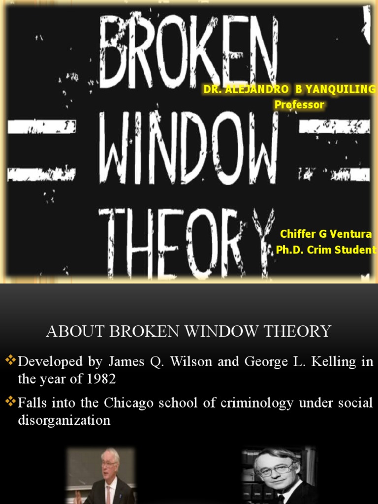 Broken Window Theory | PDF