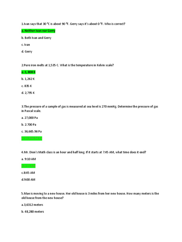 Calculus-Based Physics 1 Prelim Quiz 2 | PDF