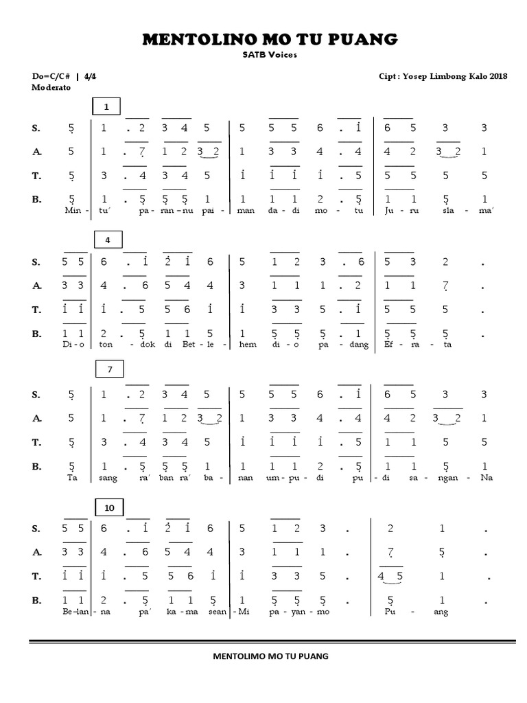 Mentolino Motu Puang | PDF