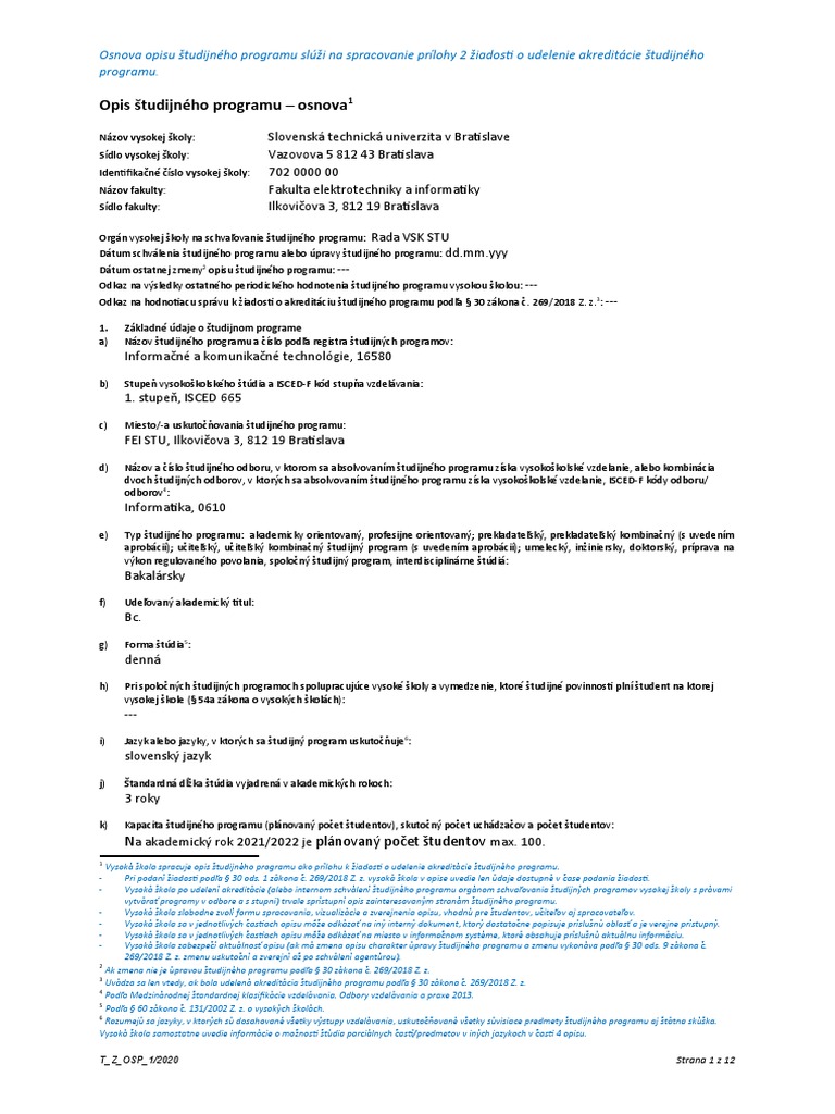 3 T Z OSP IKT Aktualizacia September 2022 | PDF