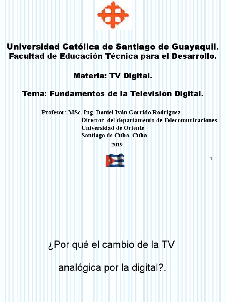 2-Fundamentos de La TVD | PDF | Vídeo | Televisión