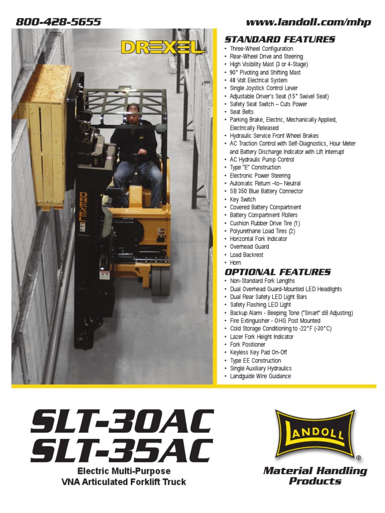 Printable Drexel SLT30 SLT35 Landoll Forklift 0520 | PDF