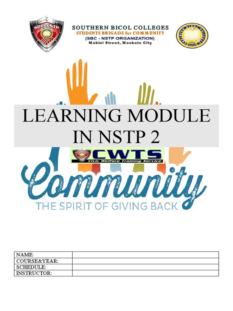 NSTP 1 (Lessons 1-3) | PDF | Leadership | Servant Leadership