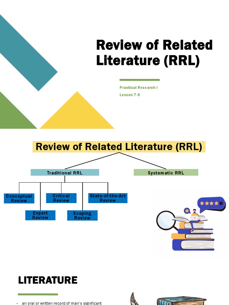 Review Of Related Literature Rrl Pdf Citation Knowledge