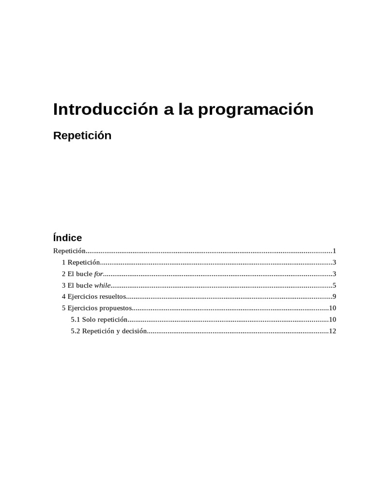 Repeticion | PDF | Programación de computadoras | Ingeniería de software
