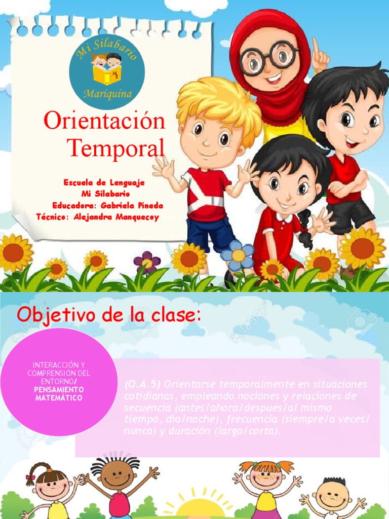 ORIENTACION TEMPORAL Antes-Despues-pocotiempo-mucho Tiempo | PDF