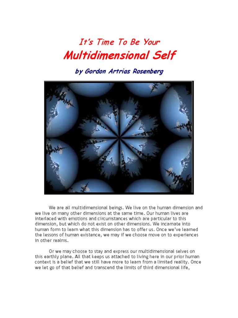Embrace Your Multidimensional Self | PDF | Reality | Consciousness