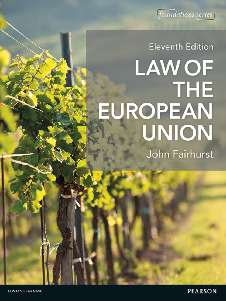 Law of The European Union by Fairhurst, John | PDF | European Union Law ...