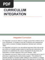 LESSON 4 REPORT Other Types of Integrated Curriculum | PDF