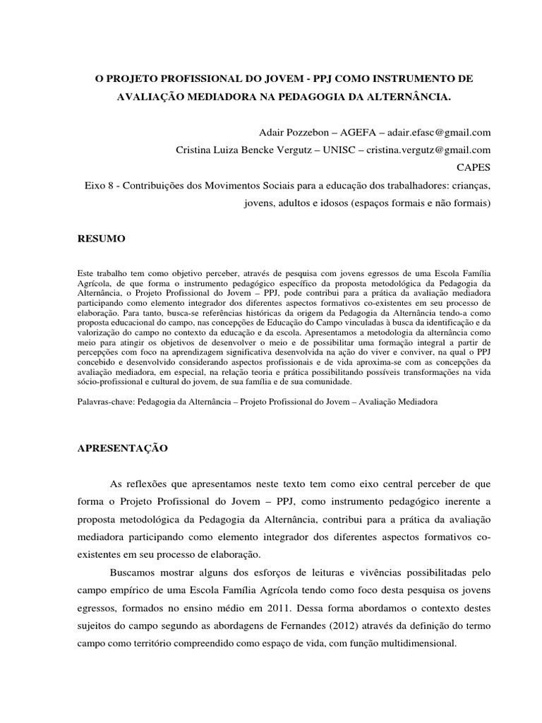 PPJ Efa Modelo | PDF