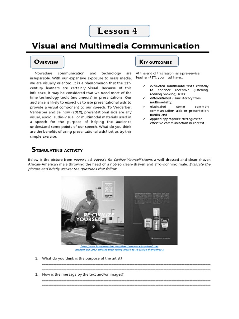 Enhancing Communication with Multimedia | PDF | Communication ...