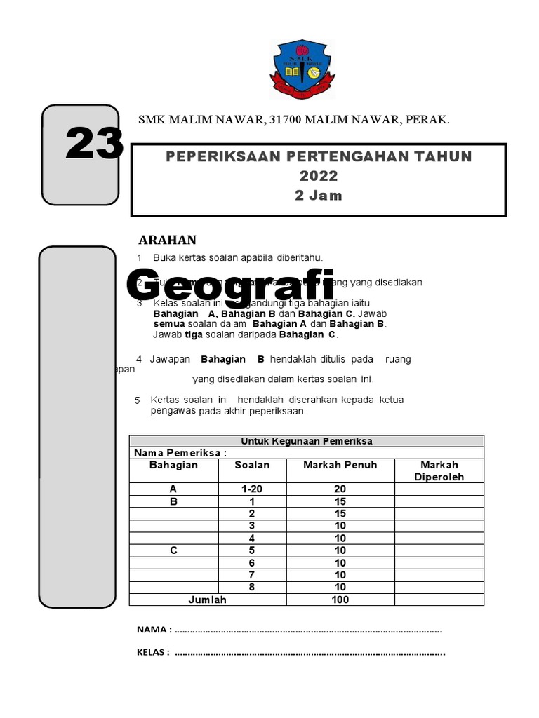 Muka Depan Geo | PDF