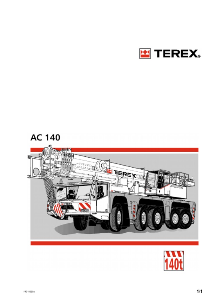 Grua Terex AC140 Operador | Download Free PDF | Crane (Machine ...