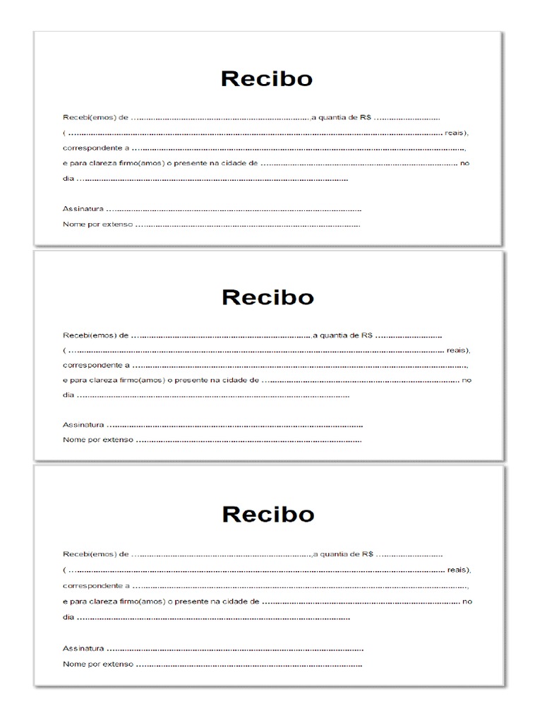 Recibo | PDF