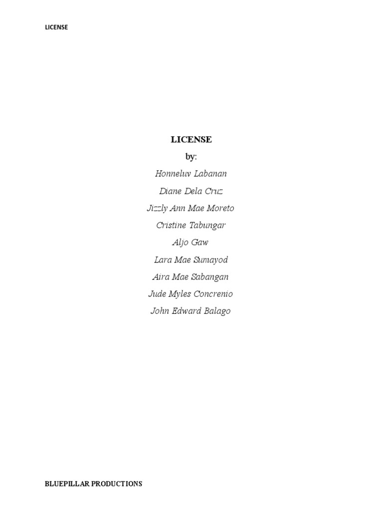 Sample Script | PDF