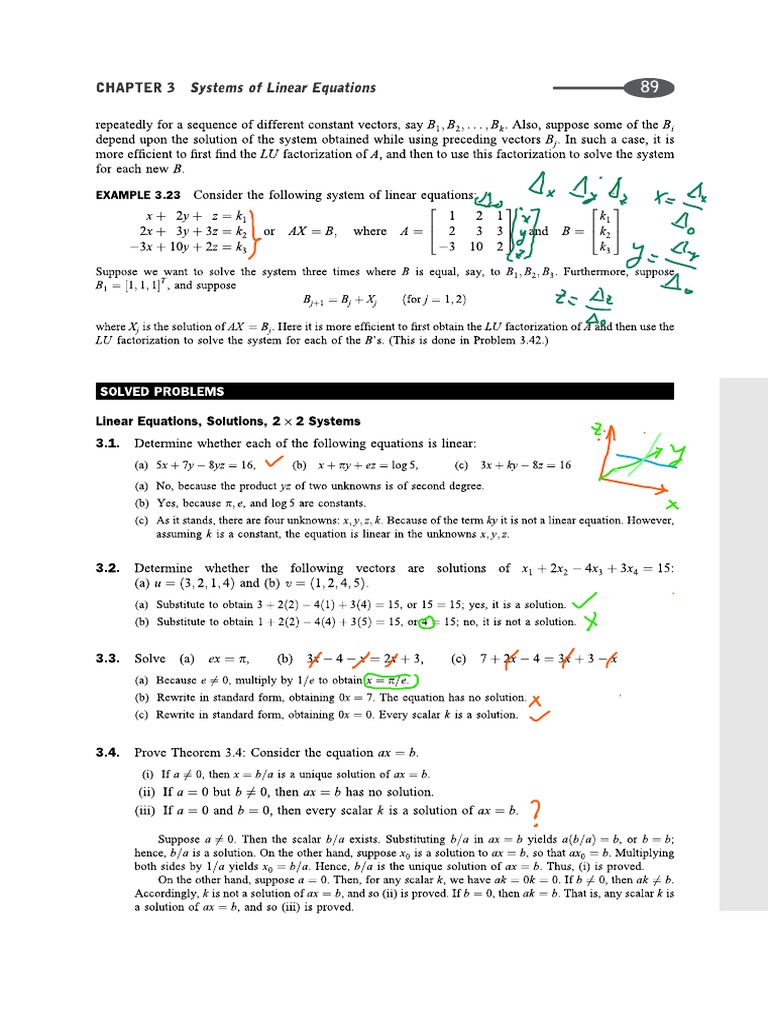Soal Latihan Pers Linear | PDF