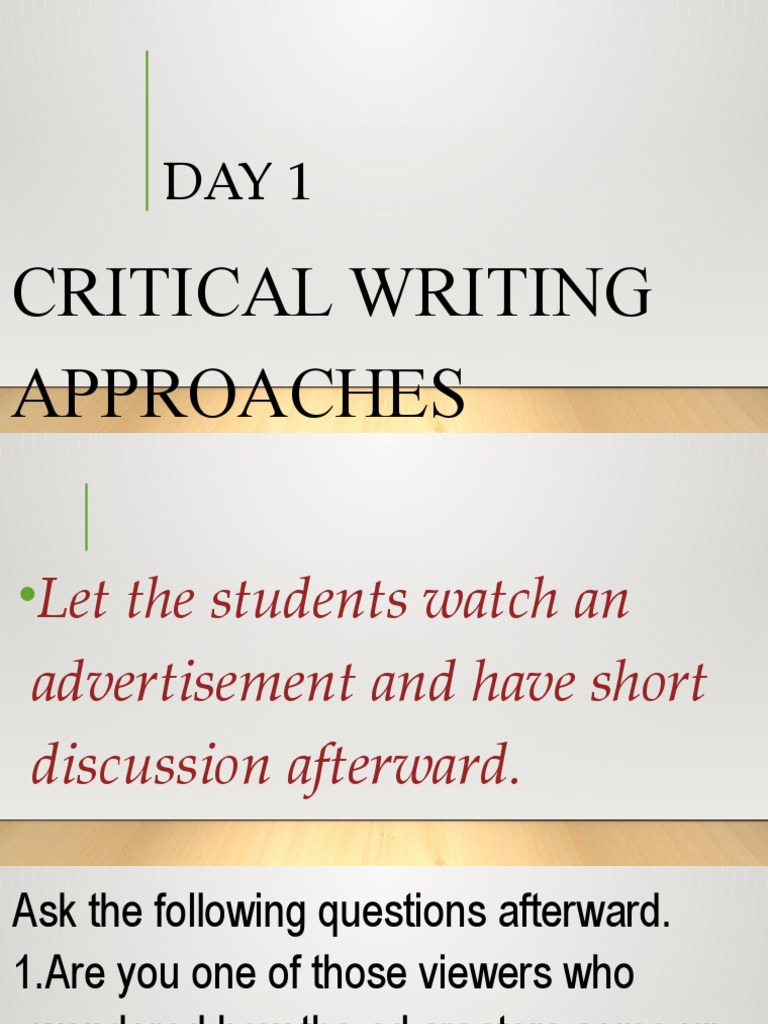 Critical Writing Approaches Explained | PDF | Karl Marx