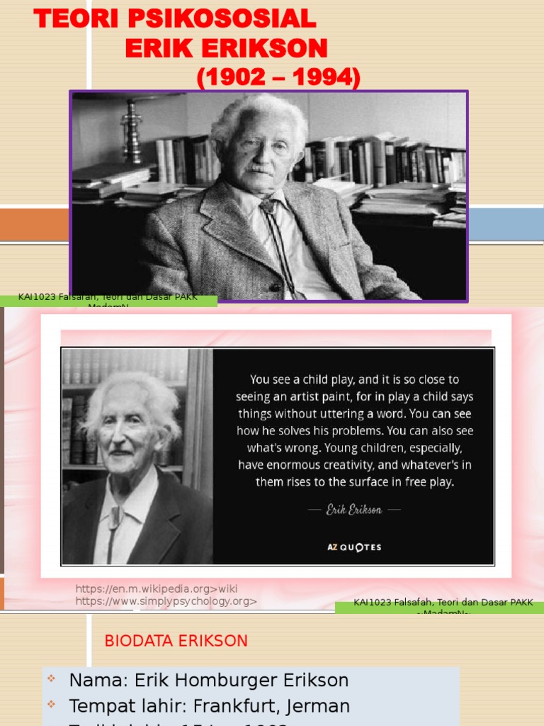 Teori Erik Erikson | PDF