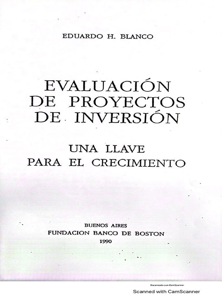 Eduardo Blanco - Evaluación de Proyect | PDF