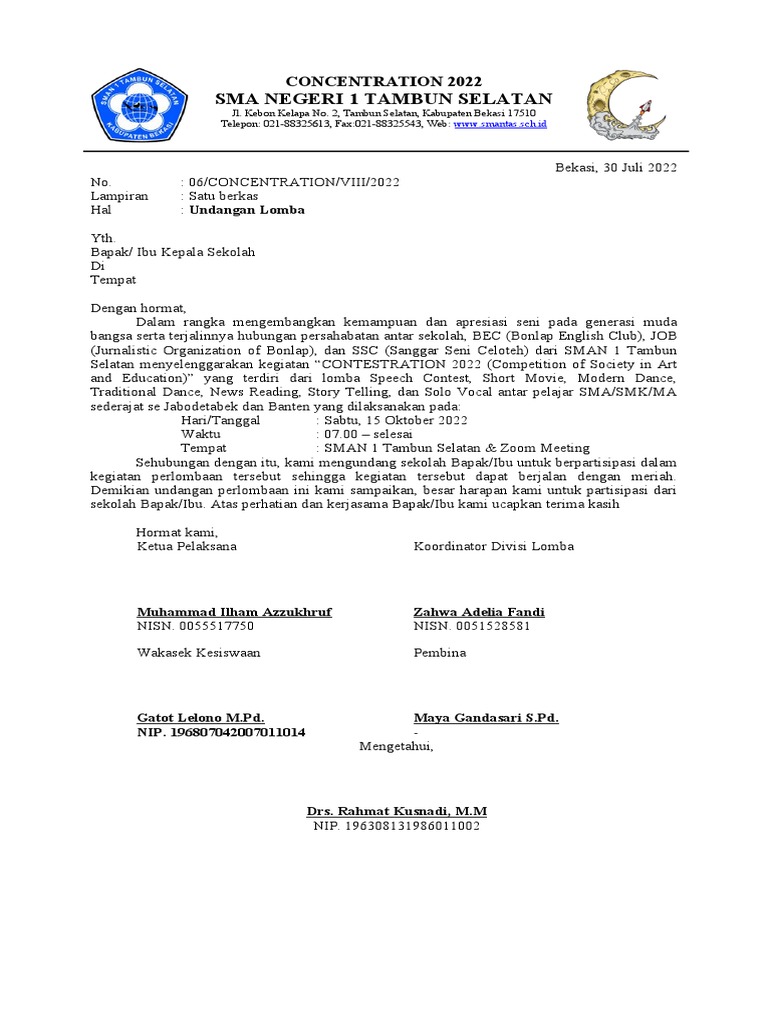 Guidebook Lomba Contestration | PDF