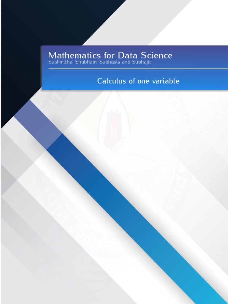Calculus Concepts for Data Science | PDF | Function (Mathematics ...