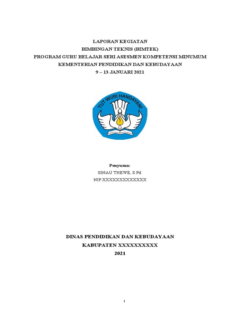 Resume LAPORAN BIMTEK SERI AKM | PDF