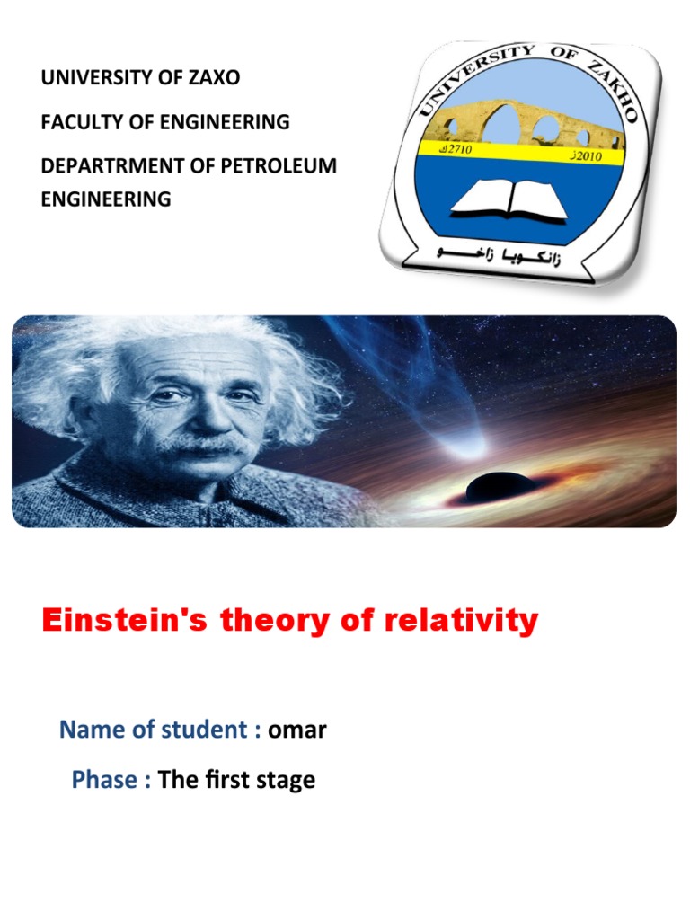 Ahmed Bahri Omar 1 | PDF | Theory Of Relativity | Physics
