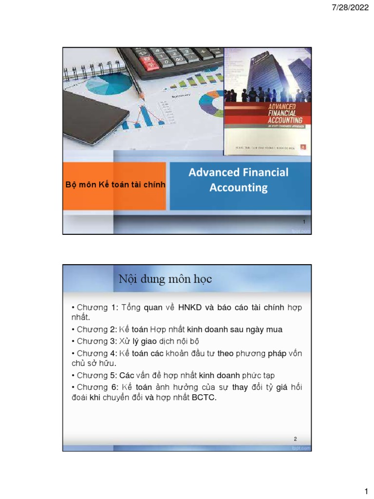 Cao Hoc KTTC. Chuong 1 | PDF