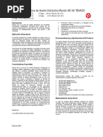 Ficha Tecnica Aceite HD32 Rando PDF | PDF | Lubricante | Engranaje