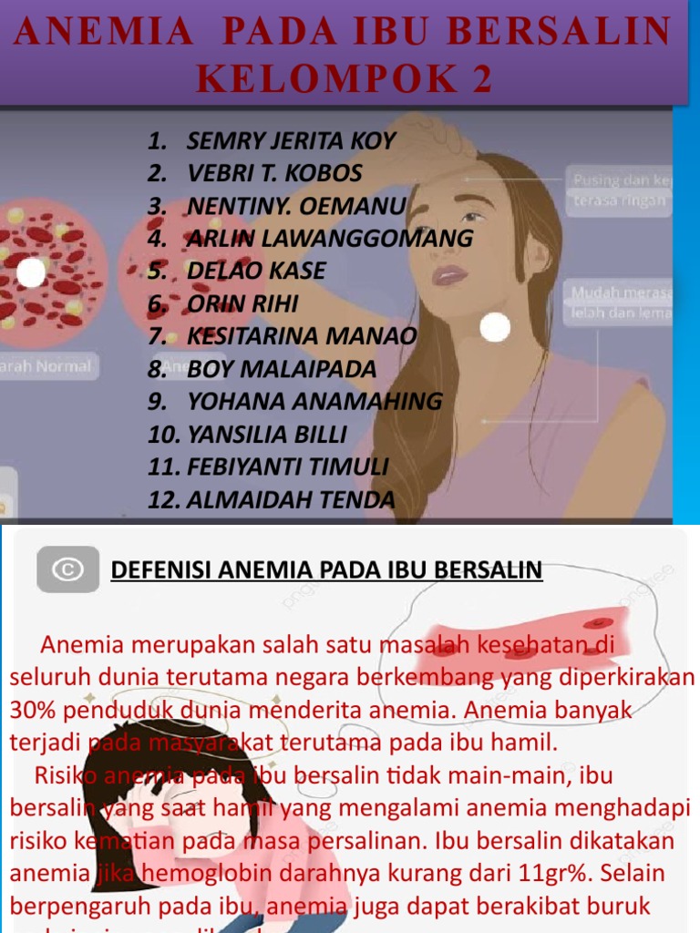 Anemia Pada Ibu Bersalin | PDF
