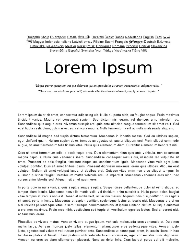 Lorem Ipsum - All The Facts - Lipsum Generator | PDF