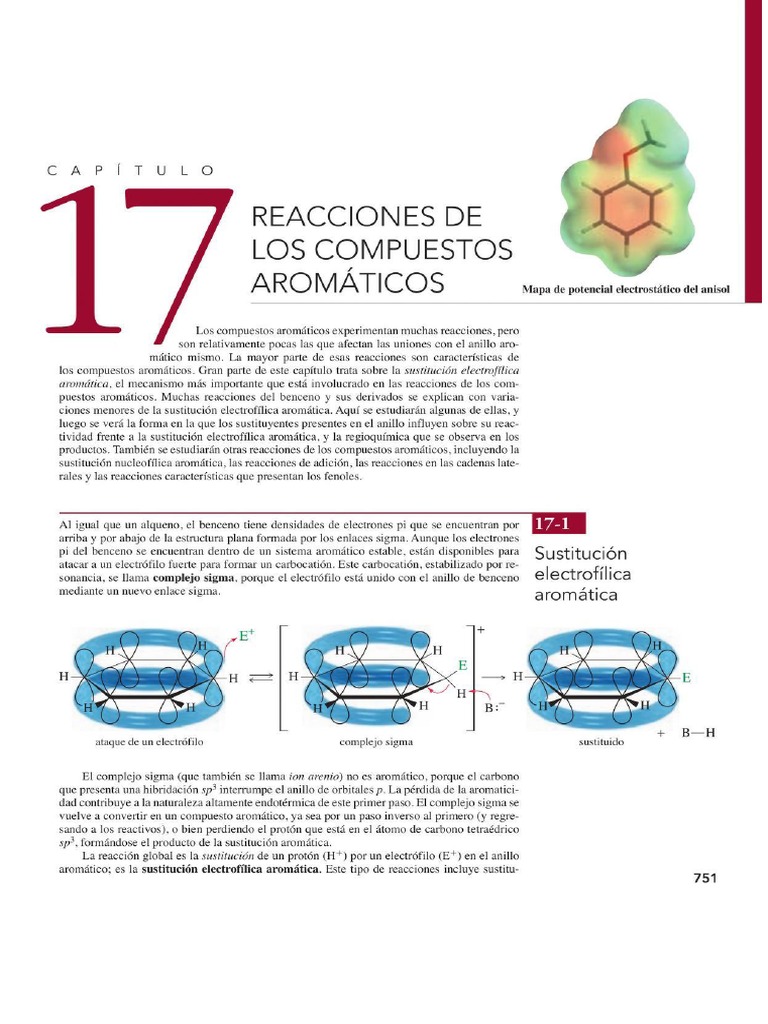 Cap 17 Wade vol-II Reacciones de Compuestos Aromáticos | PDF