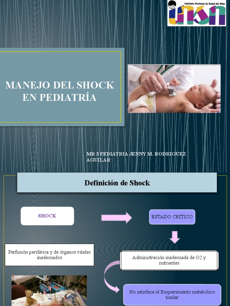 Manejo Shock en Pediatria | PDF