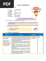 Sesión de Aprendizaje Escuchamos Un Cuento | PDF | Aprendizaje | Evaluación