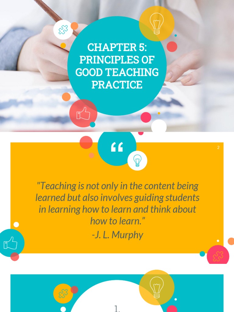 NCM 102 Chapter 5 Principles of Good Teaching Practice | PDF