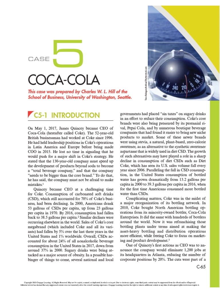 CoCa Cola | PDF | The Coca Cola Company | Coca Cola