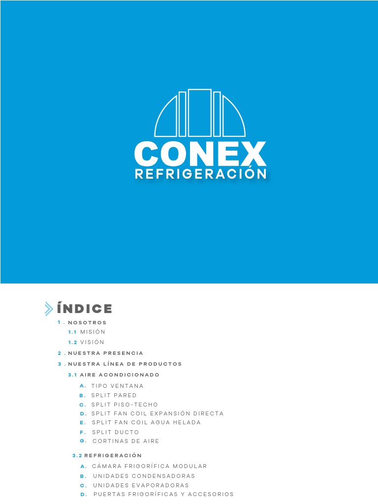 Brochure Conex Refrigeracion Market | Descargar gratis PDF | Fenómenos ...