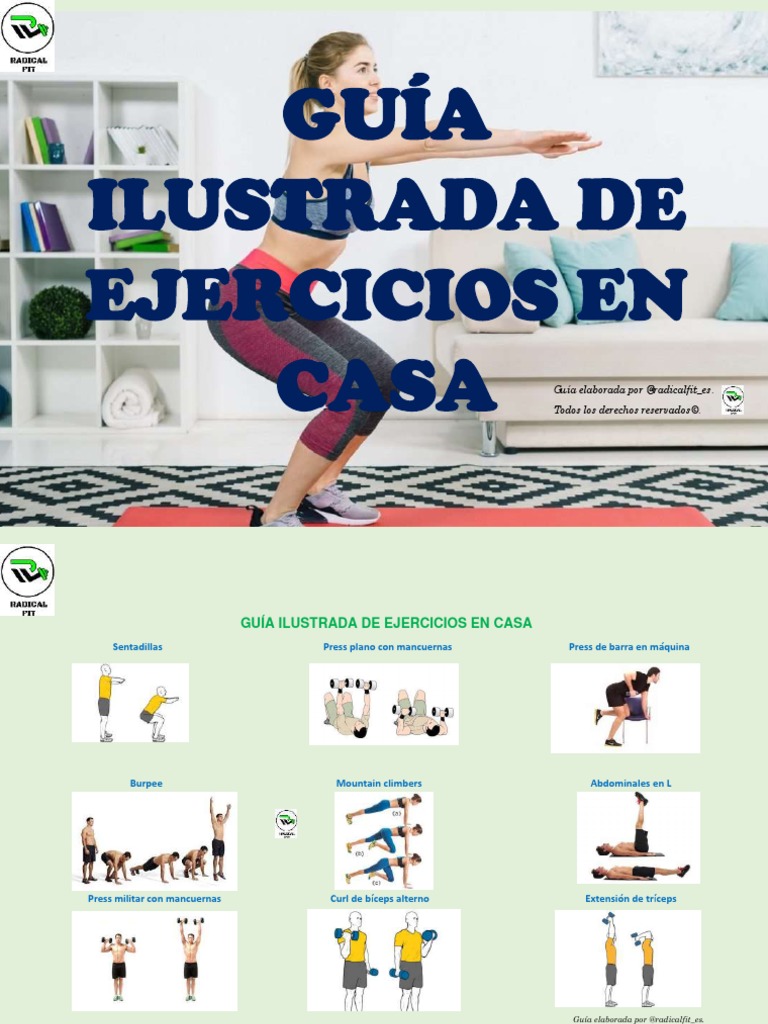 Guía de Ejercicios en Casa | PDF