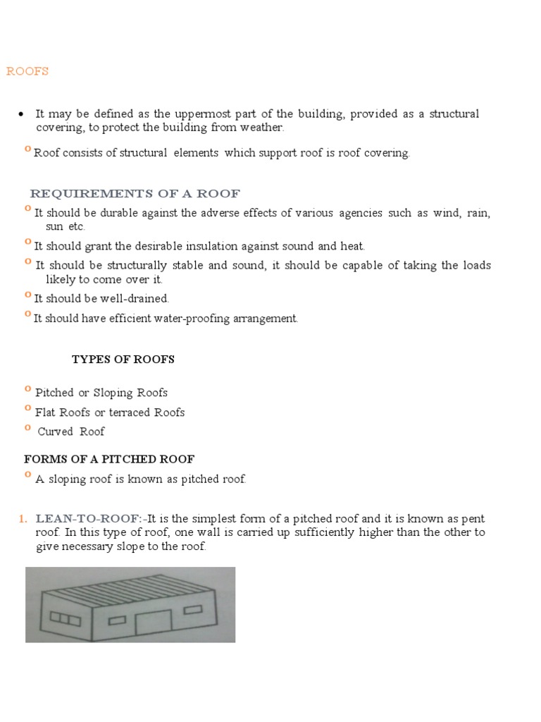 Topic 7 Roof Notes | PDF