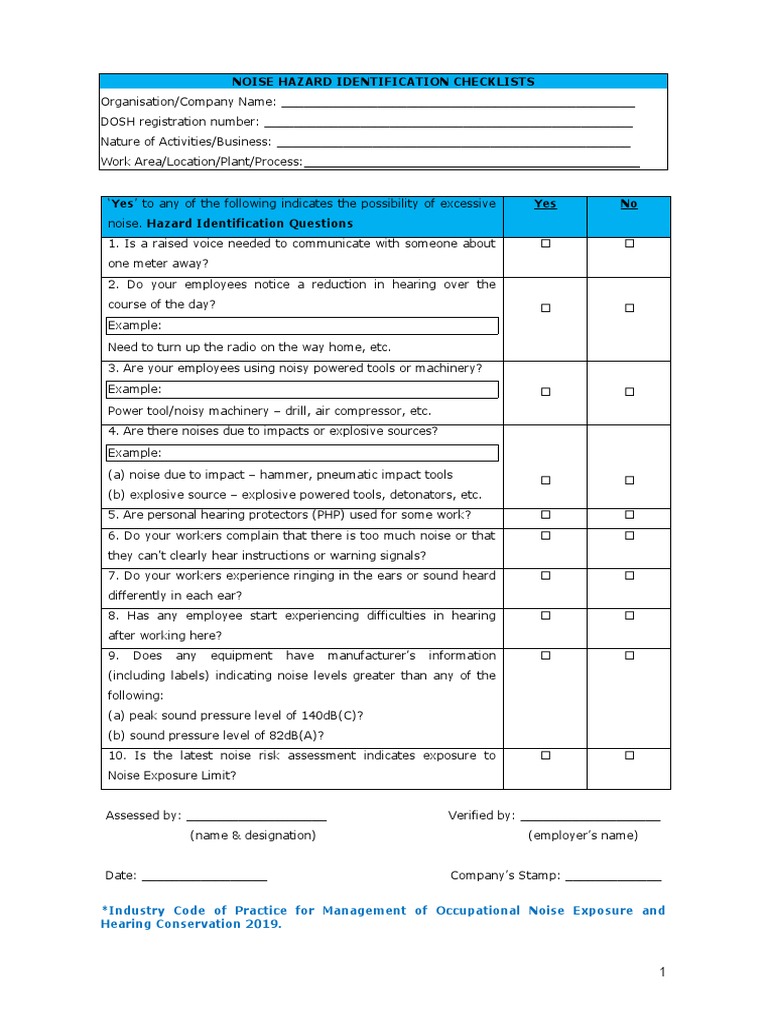 Identification of Noise | PDF
