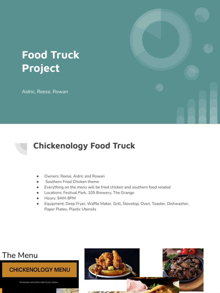 Food Truck Project | PDF | Menu | Foods