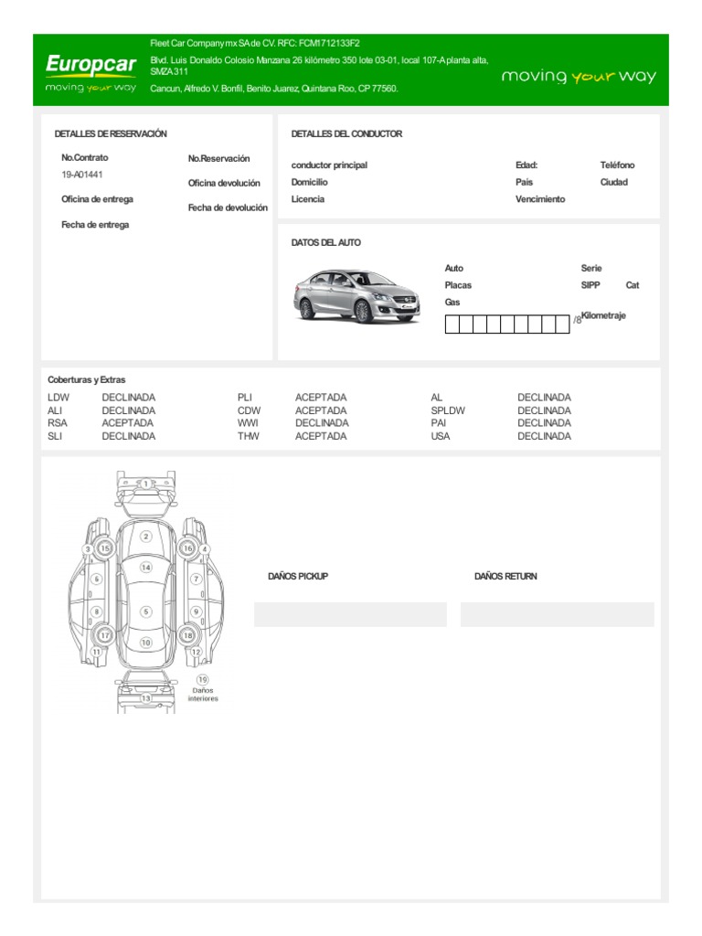 19 A01441 | PDF | Vehículo de motor | Vehículos