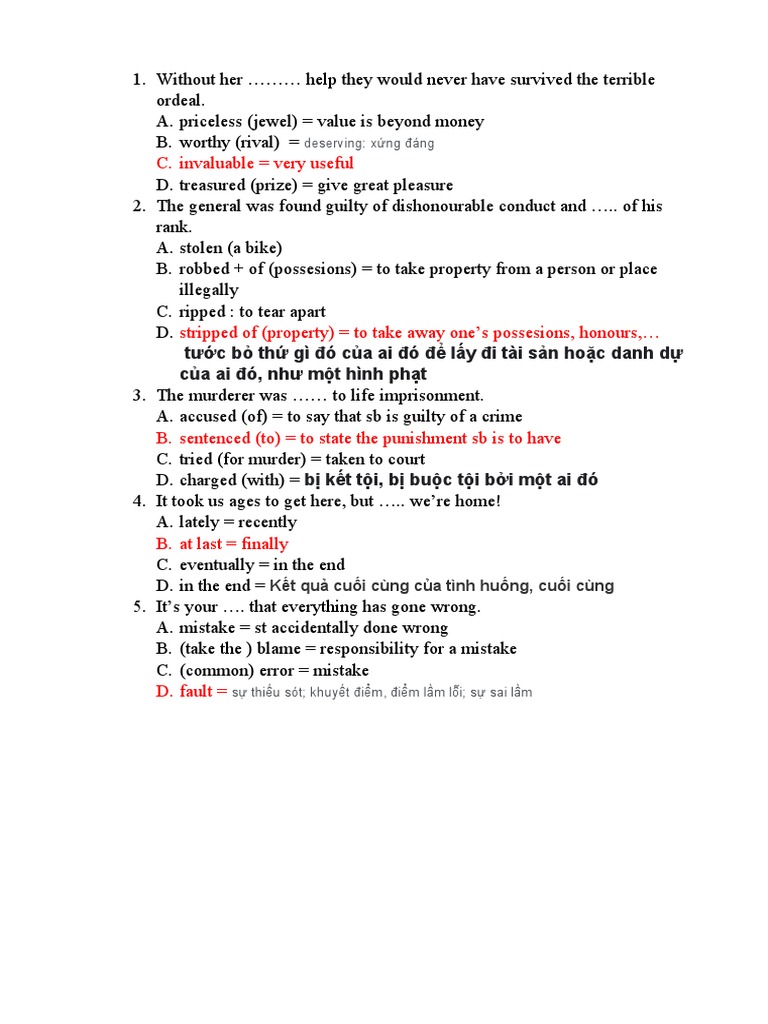 Confusing Words | PDF