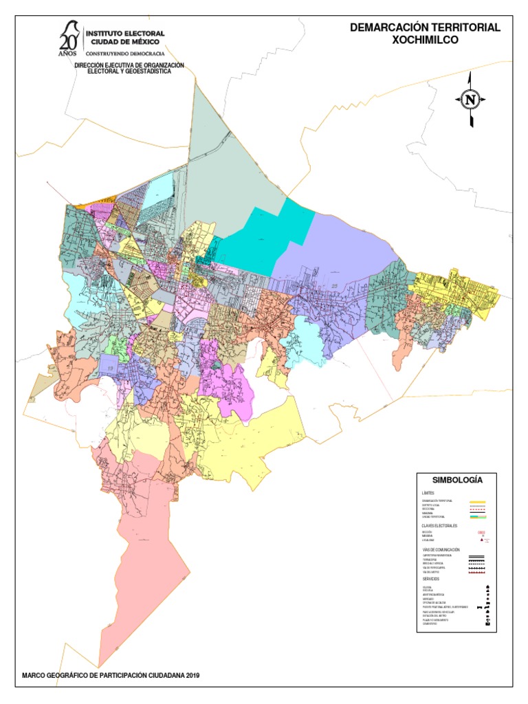 Mapa de Barrios de Xochimilco | PDF Mapa de Barrios de Xochimilco | PDF